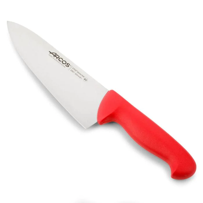 Arcos Chef´s Knife 20cm Red - Al Ahrar Hotel Supplies L.L.C